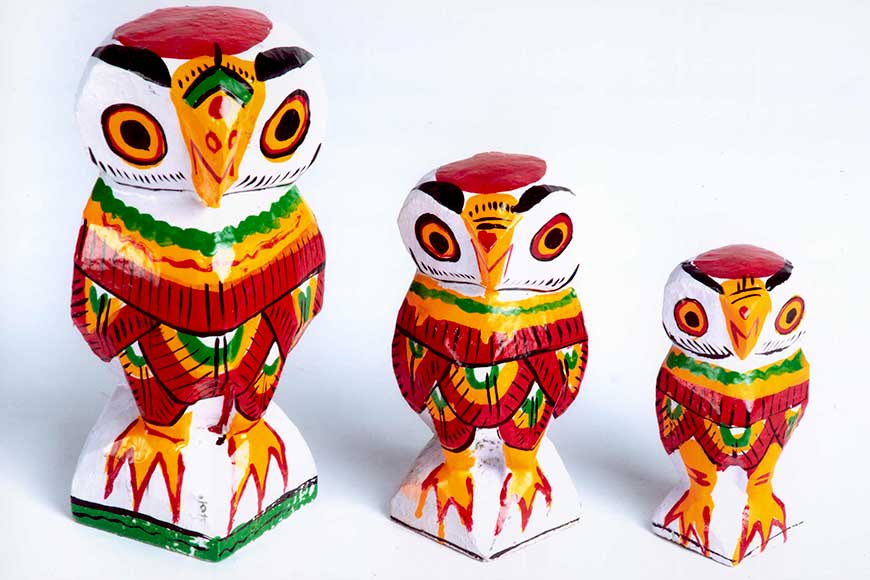 Wooden owls and dolls of Burdwanâ€™s Natungram â€“ Bengalâ€™s craftsmen ...